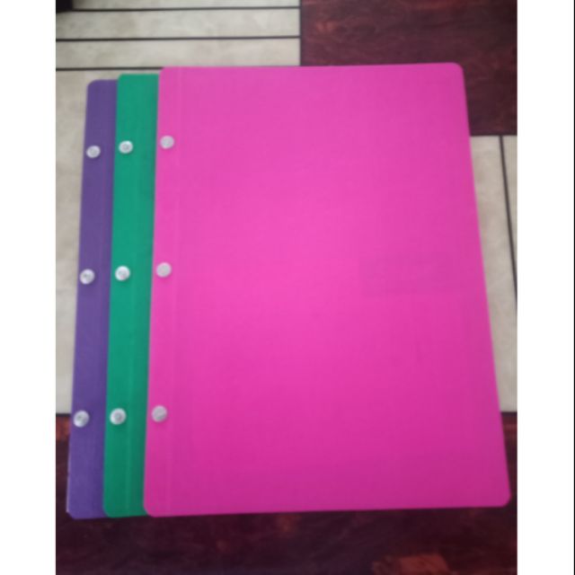 Seagull 3holes Clearbook Screw Type Long with 10 Refills | Shopee ...