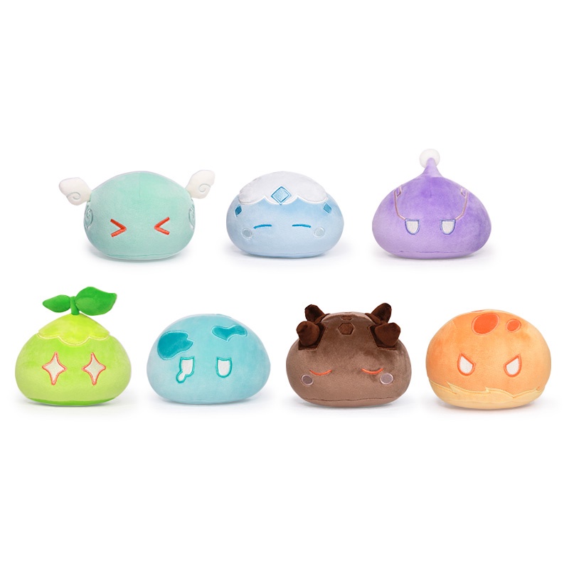 10cm Genshin Impact Slime Doll Stuffed Anime Plushies Kawaii Cute Soft ...