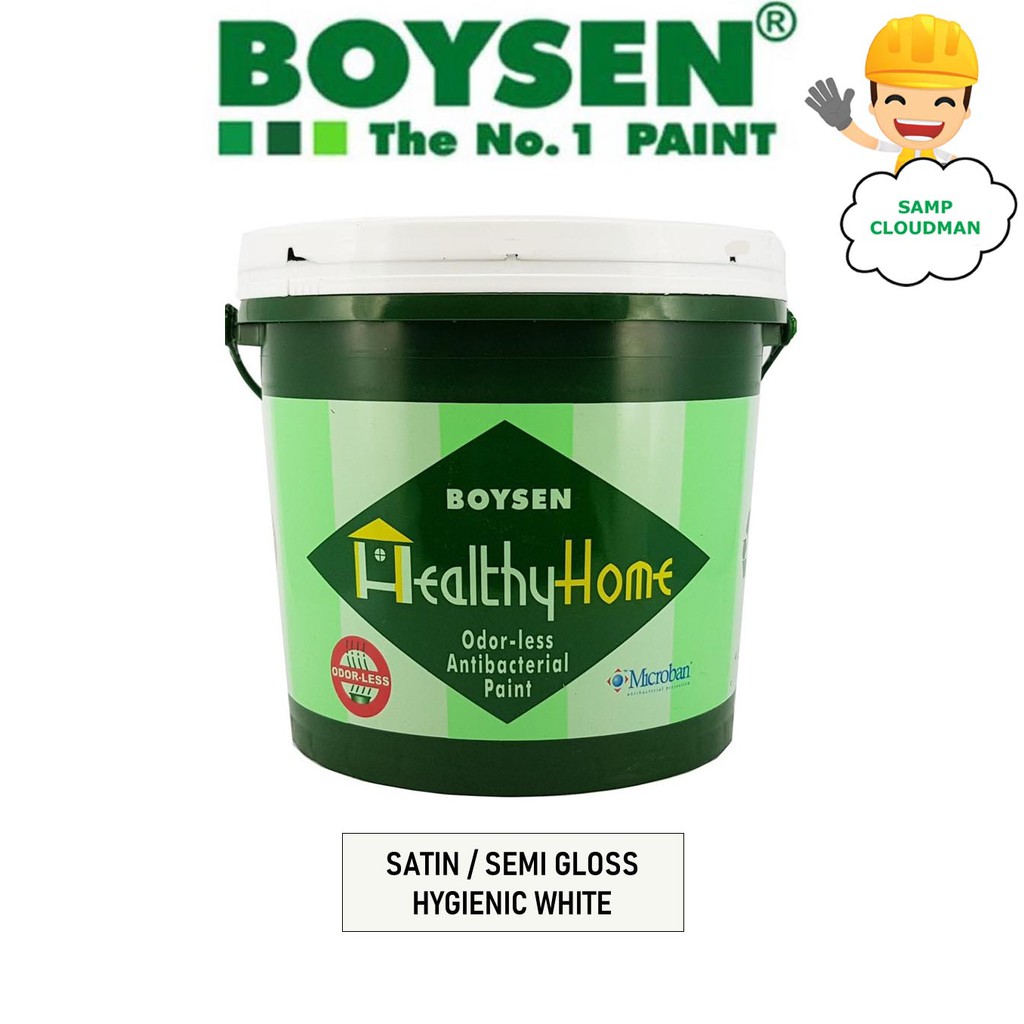 Boysen Healthy Home Odorless Anti-Bacterial Gallon 4 Liters Semi Gloss ...