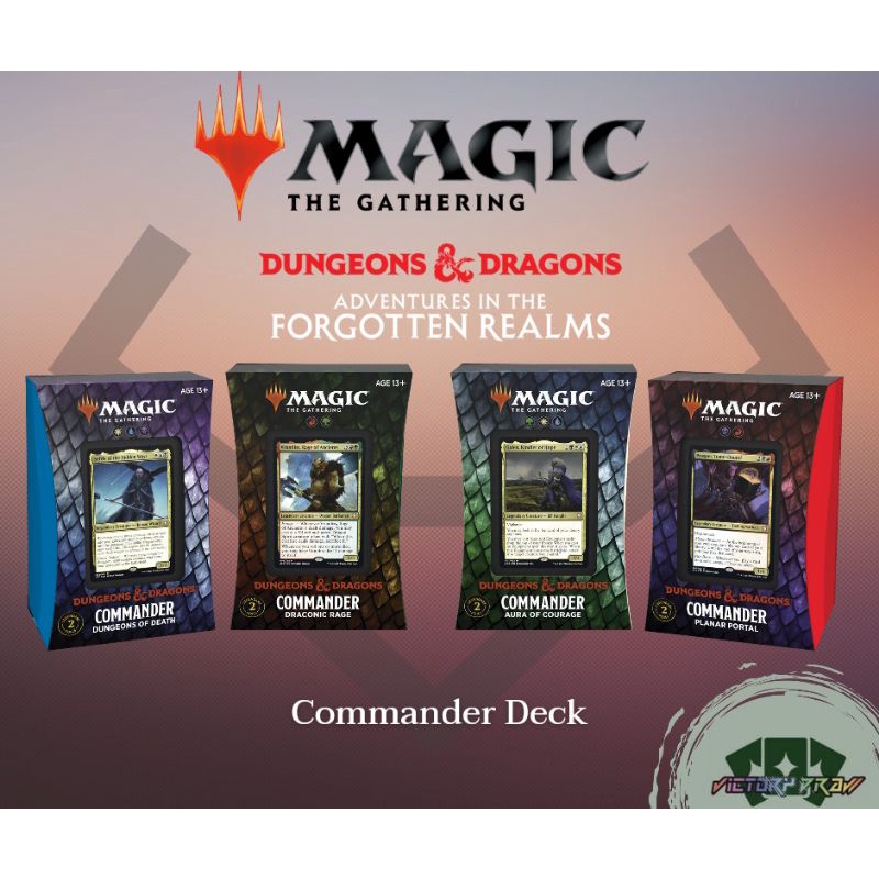 Mtg: (AFR) Adventures in Forgotten Realms Commander Deck | Shopee ...