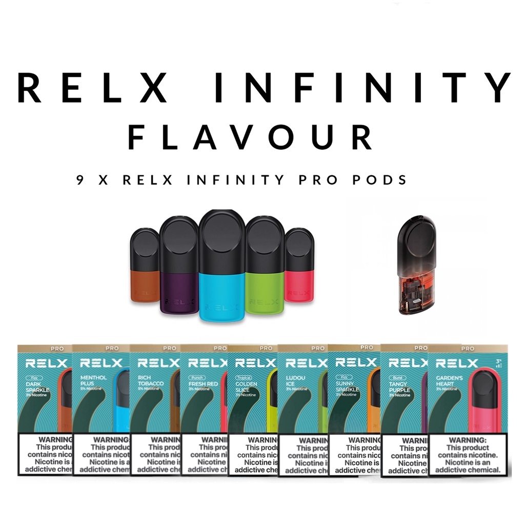 RELX Infinity Pro Pods Single Pod - relx infinity pods 17 flavors ...