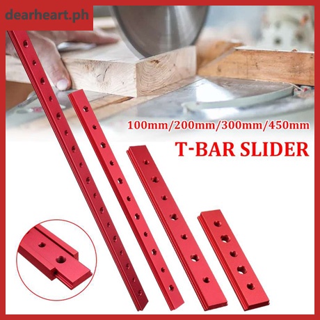 100-450mm Aluminium Alloy T-track T-Bar Slider Miter Jig DIY ...