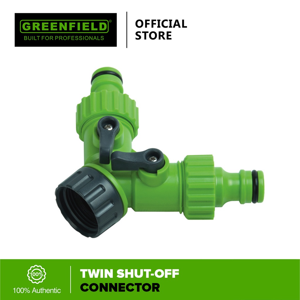 Greenfield Twin Shut-Off Connector | Shopee Philippines
