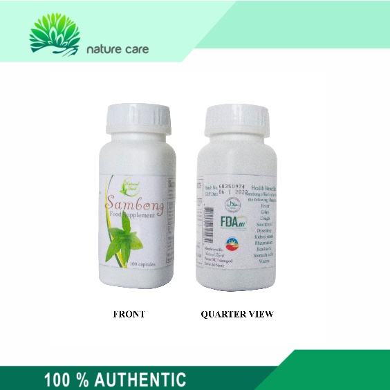 100% Natural Sambong Food Supplement 100 Capsules | Shopee Philippines