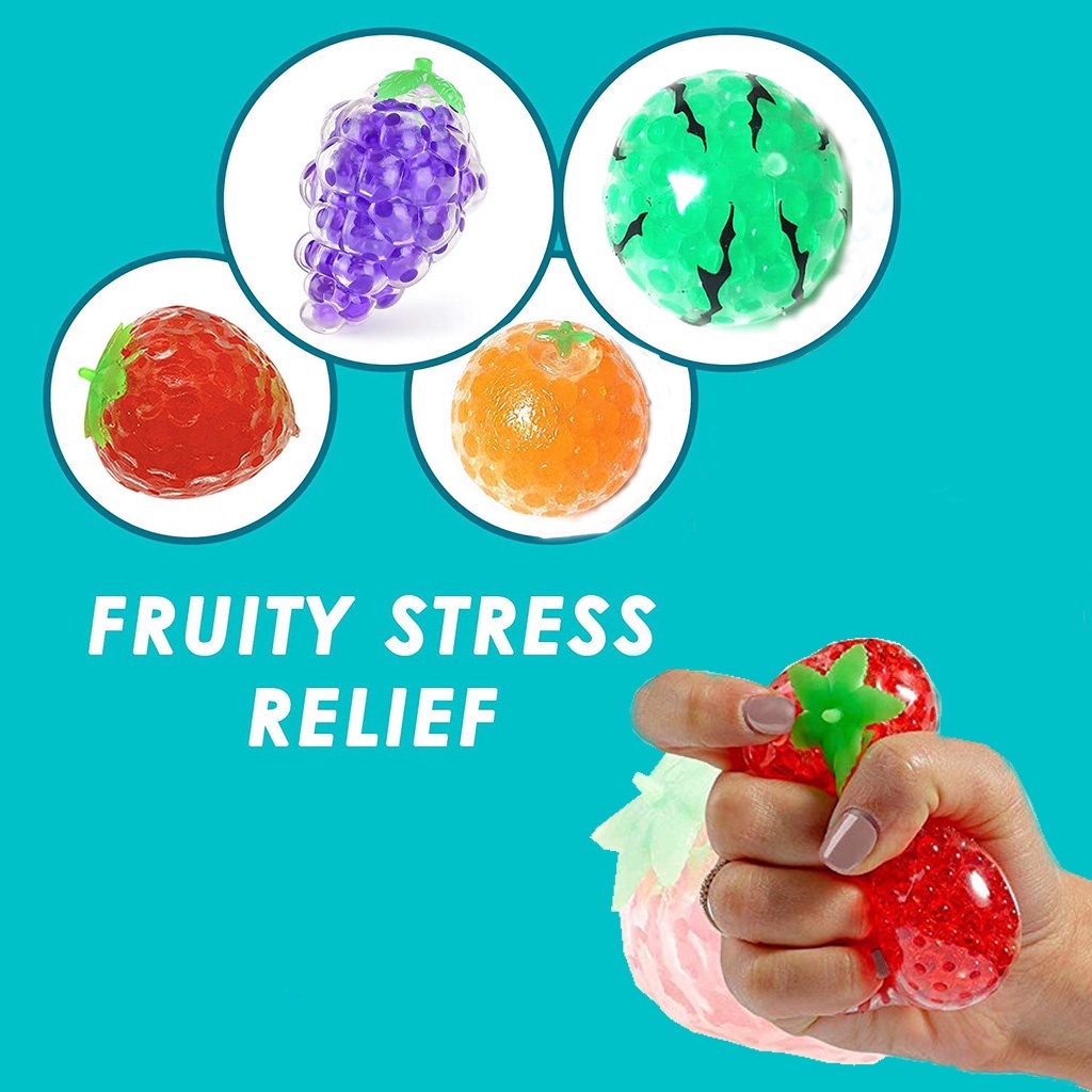 Fruit Fidget Toys Squishy Funny Pop Office Reliever Stress Ball Toys ...