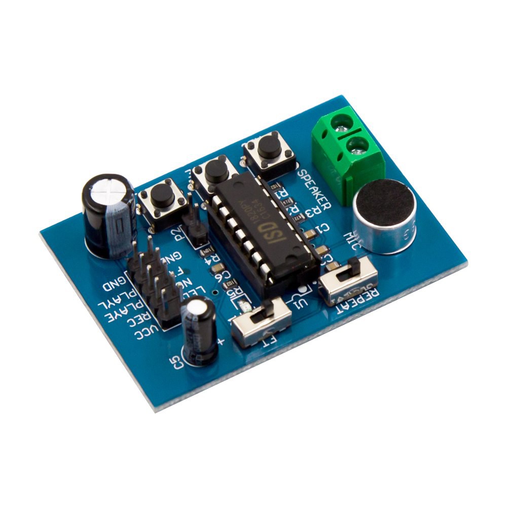 ISD1820 Sound Voice Recording Module with Microphone ISD 1820 | Shopee ...