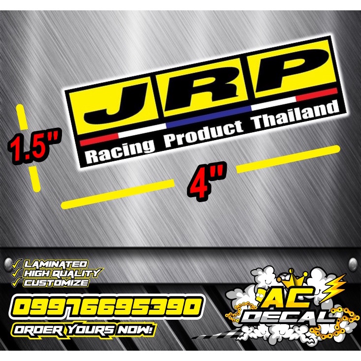 JRP STICKER (Swing arm Size) | Shopee Philippines