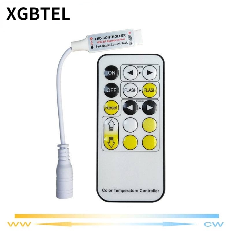 DC5-24V 3A/CH CCT LED Controller 15keys RF Wireless Remote for 5050 ...