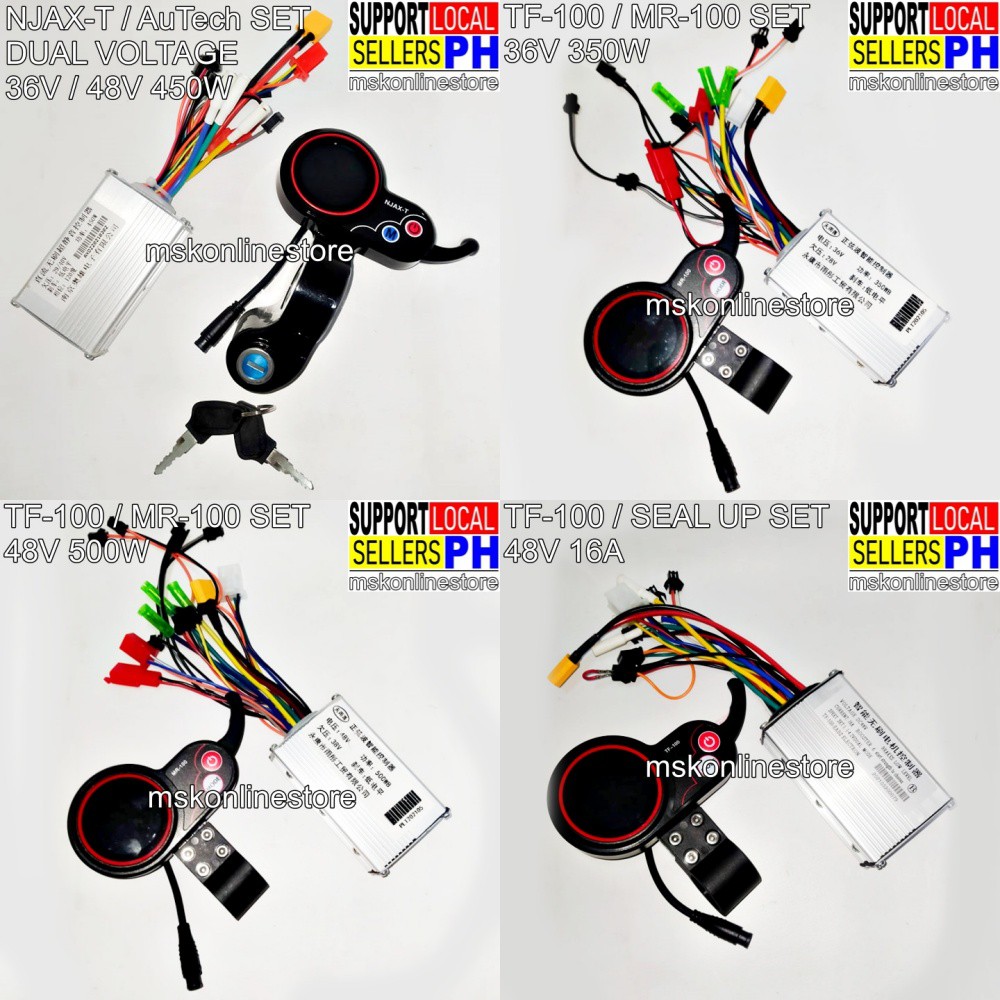 Mober S10 T10 Controller Throttle SET 36V 48V TF 100 MR 100 SEALUP