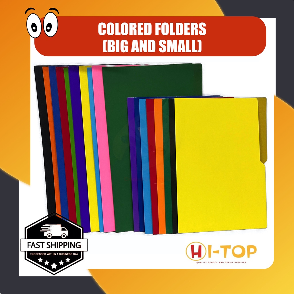 Colored Folder l Sold per piece l Long 8.5"X13" & Short 8.5"X11 ...