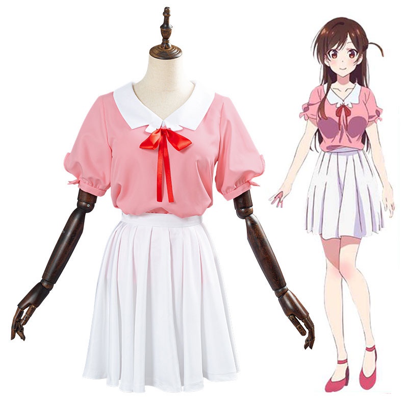 Aboutcos New Anime Kanojo Okarishimasu Ichinose Chizuru Cosplay Costume ...