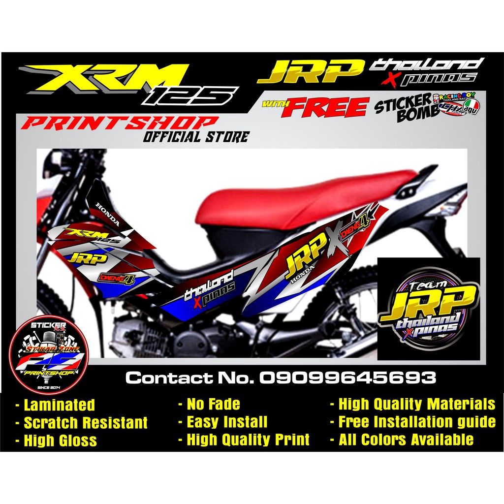 Sticker Design For Motorcycle Xrm 125