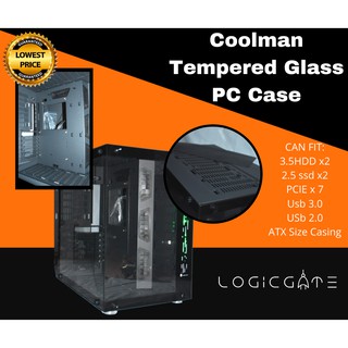 Coolman Robin 2 Tempered Glass Gaming Case | Shopee Philippines
