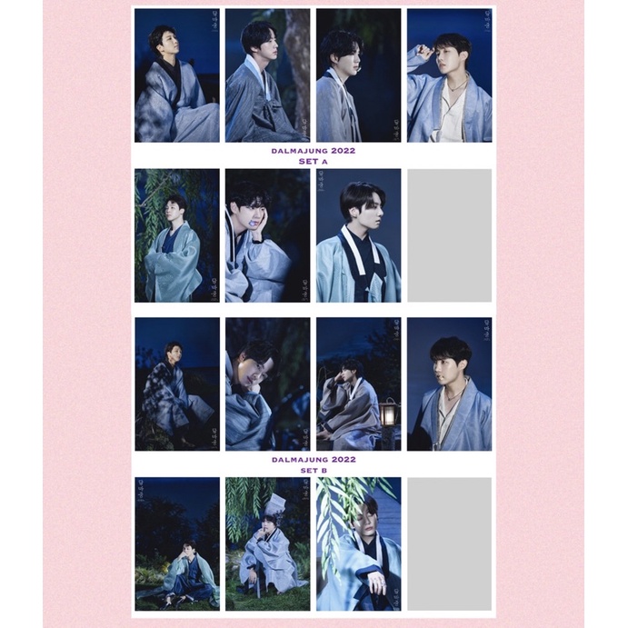 BTS Dalmajung Chuseok 2022 photocards unofficial | Shopee Philippines