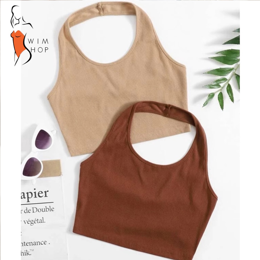 SS JOAN Backless Croptop Halter Tops | Shopee Philippines
