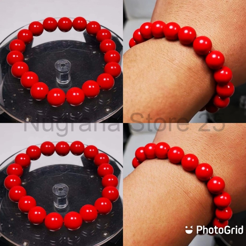 Natural Red Marjan Stone Antique Top Color | Shopee Philippines