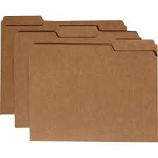 FILE FOLDER BROWN KRAFT -(14pts) -LONG,SOLD PER PACK OF 10 Pcs | Shopee ...