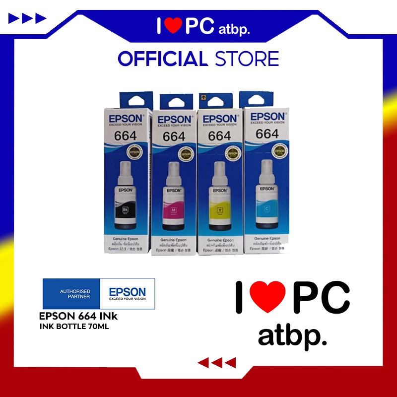 Epson 664 Ink Bottle 70ml | Shopee Philippines