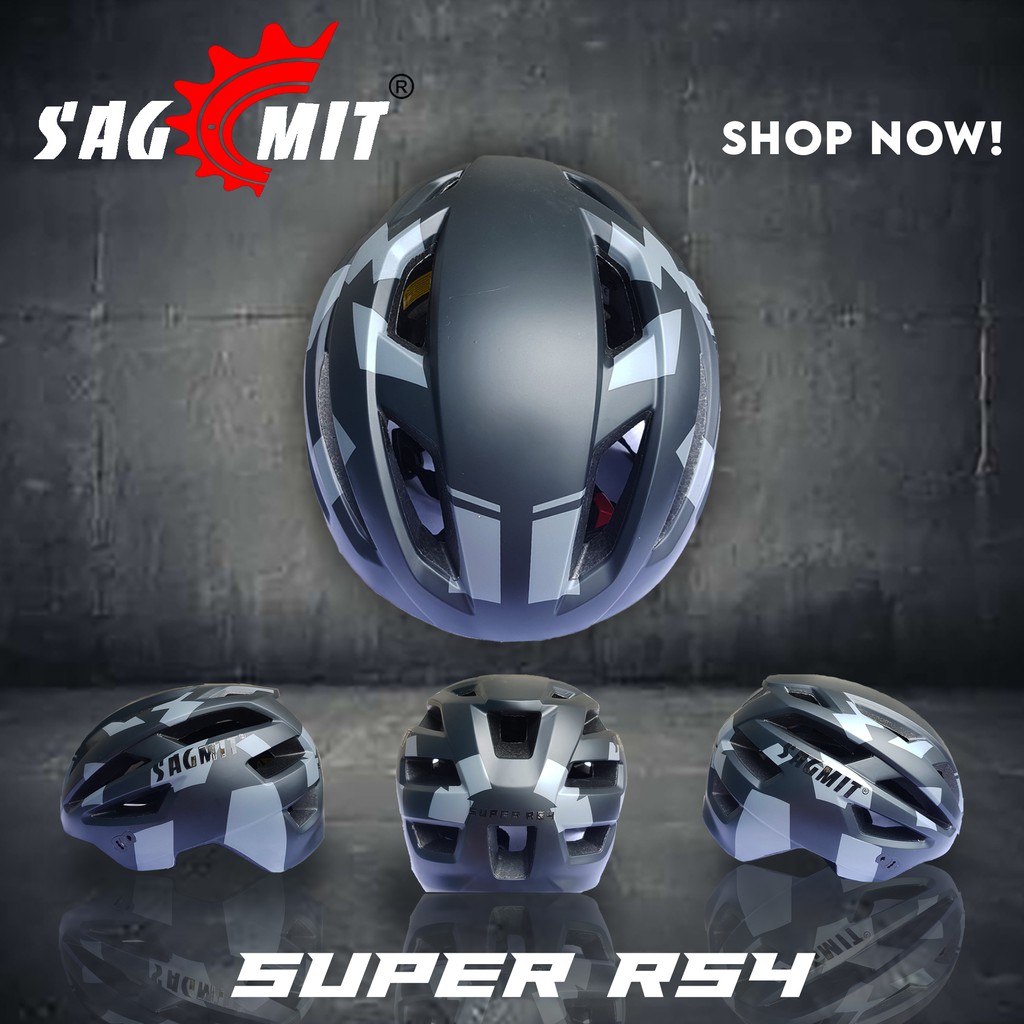 SAGMIT SUPER RS4 HELMET FOR MOUNTAIN BIKE | Shopee Philippines