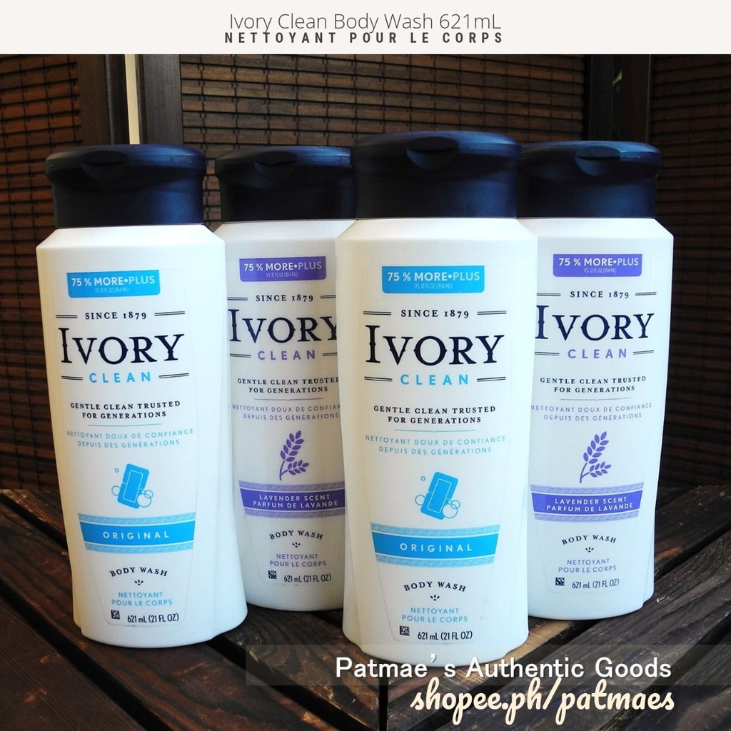Ivory Clean Body Wash 621mL (sold per bottle) | Shopee Philippines