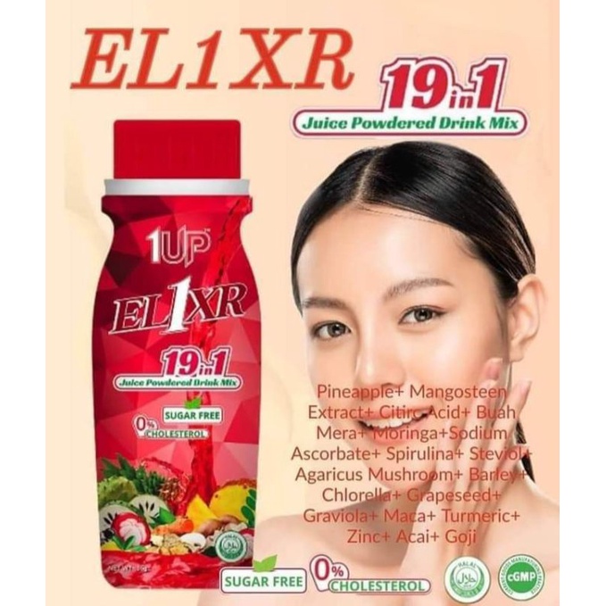 1UP ELIXR (19n1 Juice Powdered Drink Mix-SUPERFOODS) | Shopee Philippines