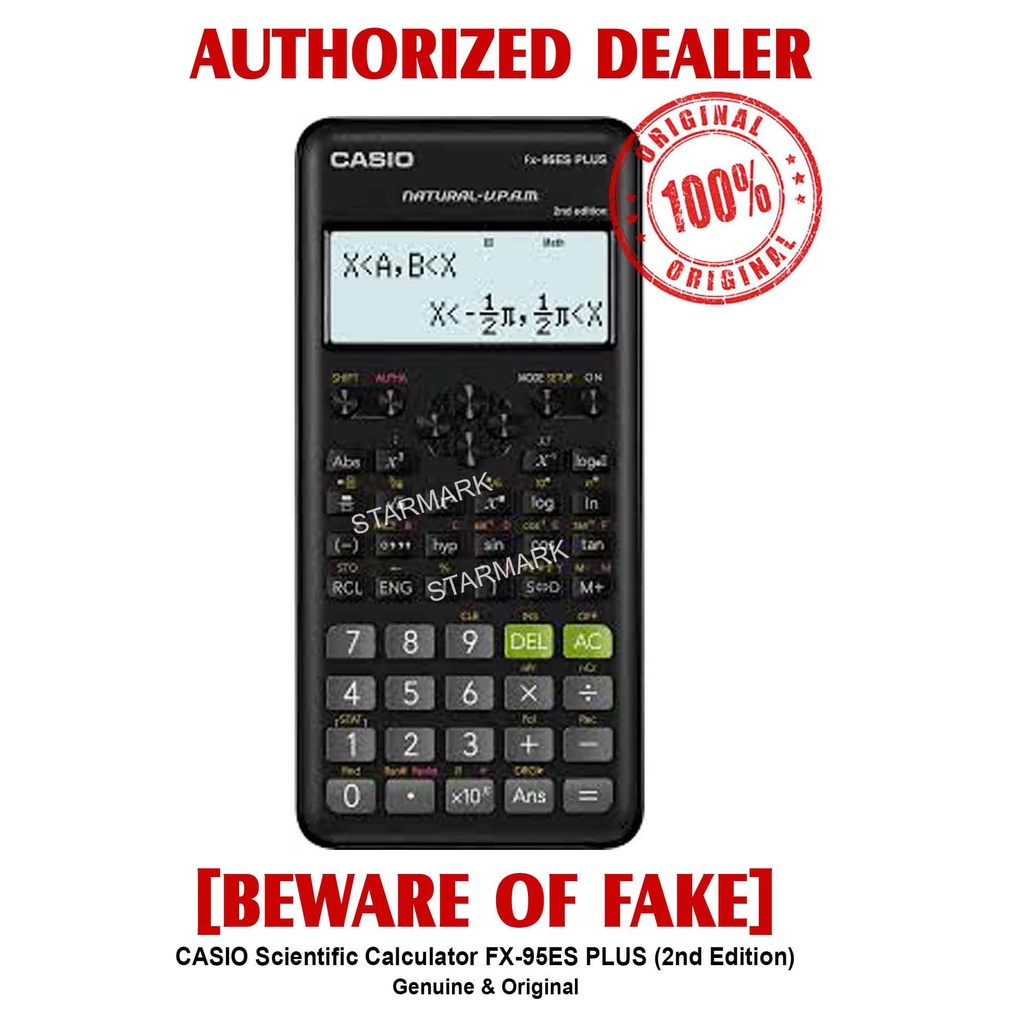 Casio fx-95ES plus (2nd Edition) Scientific Calculator | Shopee Philippines