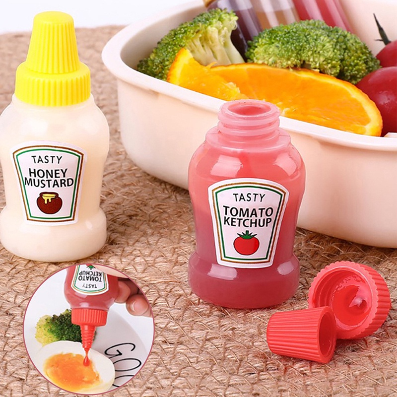 Mini Seasoning Sauce Bottle Portable Tomato Ketchup Bottle Salad ...