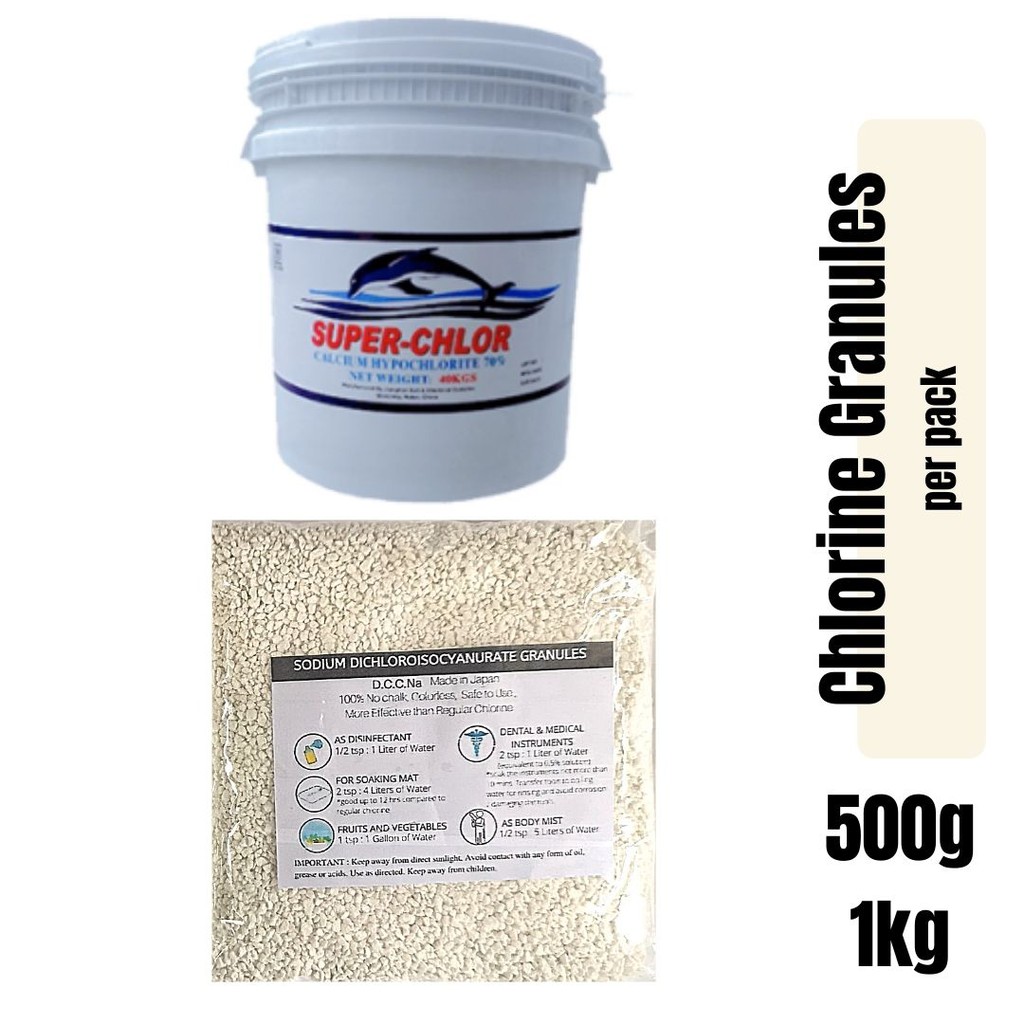 Super-Chlor Chlorine Granules (disinfectant granules) | Shopee Philippines