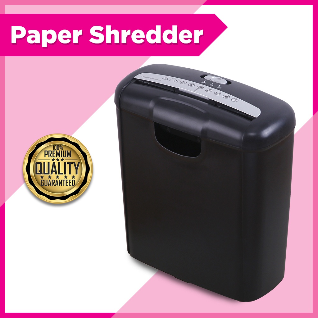 Paper Shredder Machine Black 10L (STRIP CUT) 220VOLTZ | Shopee Philippines