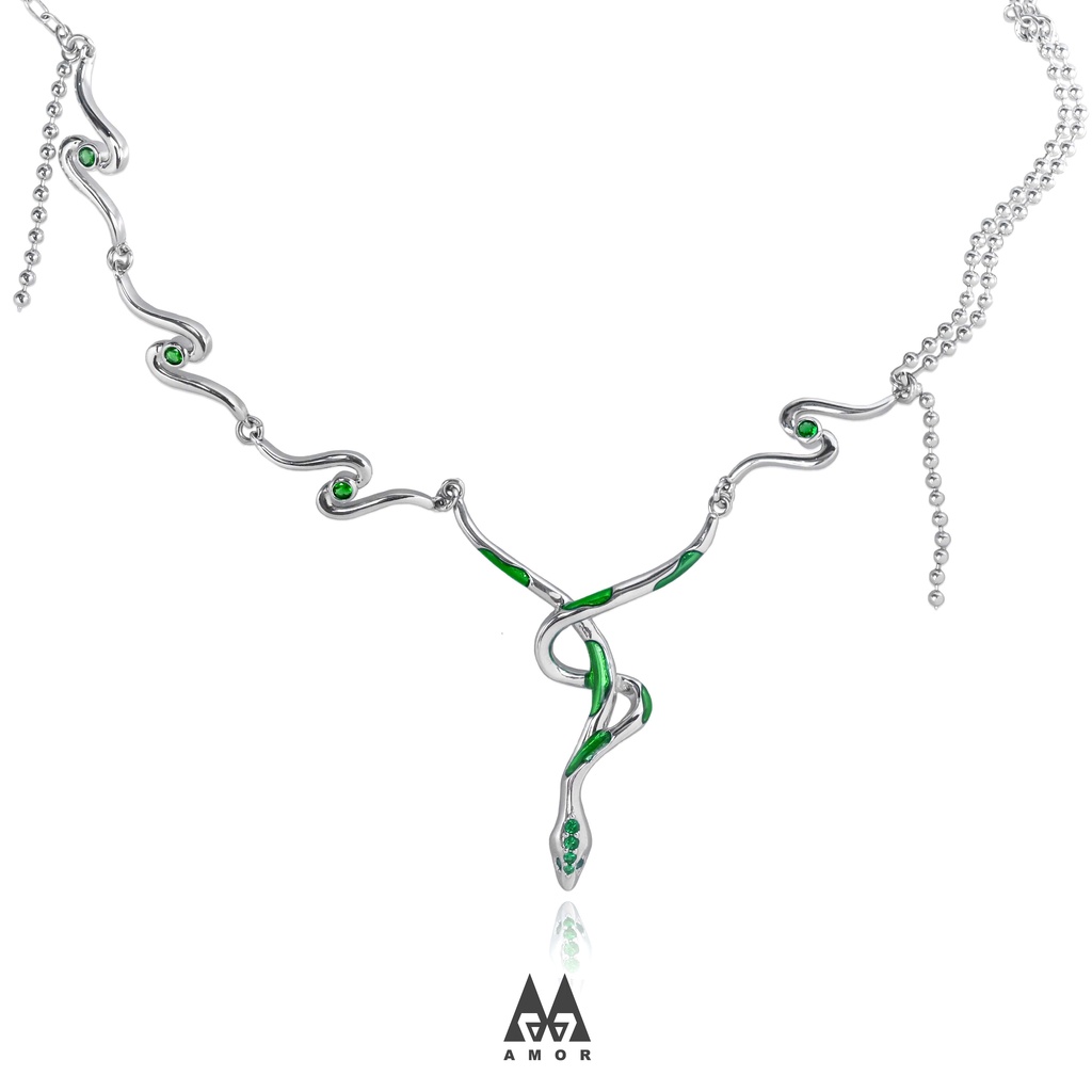 Snake necklace, clavicle chain, Slytherin Original niche high-grade ...