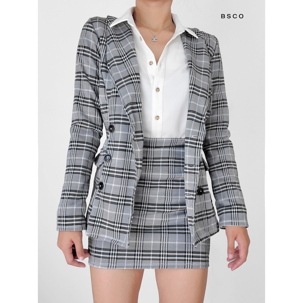BSCO FORMAL BLAZER + FITTED SKIRT COORDINATES (INNER POLO NOT INCLUDED ...