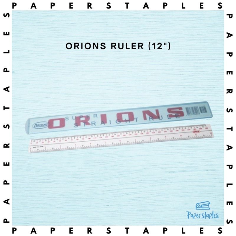 ORIONS RULER 12inches | Shopee Philippines