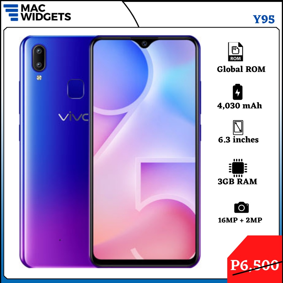 VIVO Y95 Global Version I Dual Main Camera I 6.3-inch Full Screen ... VIVO Y95 Global Version I Dual Main Camera I 6.3-inch Full Screen ...