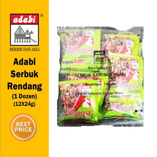 Adabi Rendang Powder 12x24g (1 Dozen) | Shopee Philippines