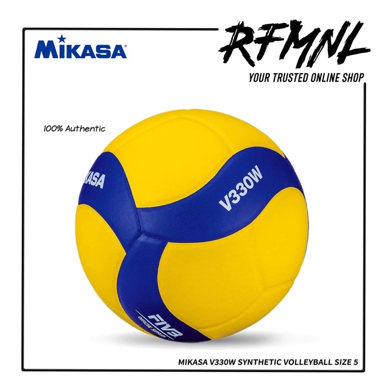 Mikasa V330W Synthetic Volleyball Size 5 | Shopee Philippines