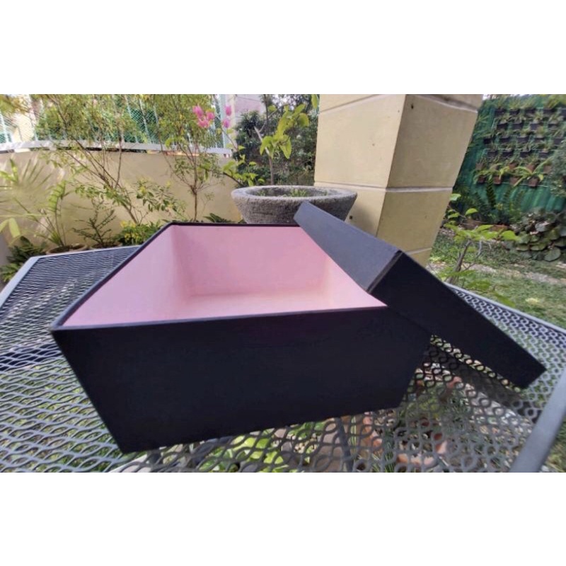 Hard Box | 10x10x5 inches | Black box | Shopee Philippines