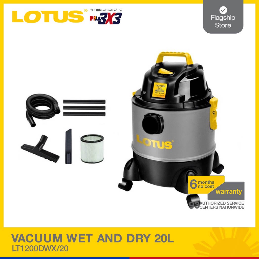 Lotus Vacuum Blower Wet/Dry 20L LT1200DWX/20 - Vacuum Cleaners | Shopee ...