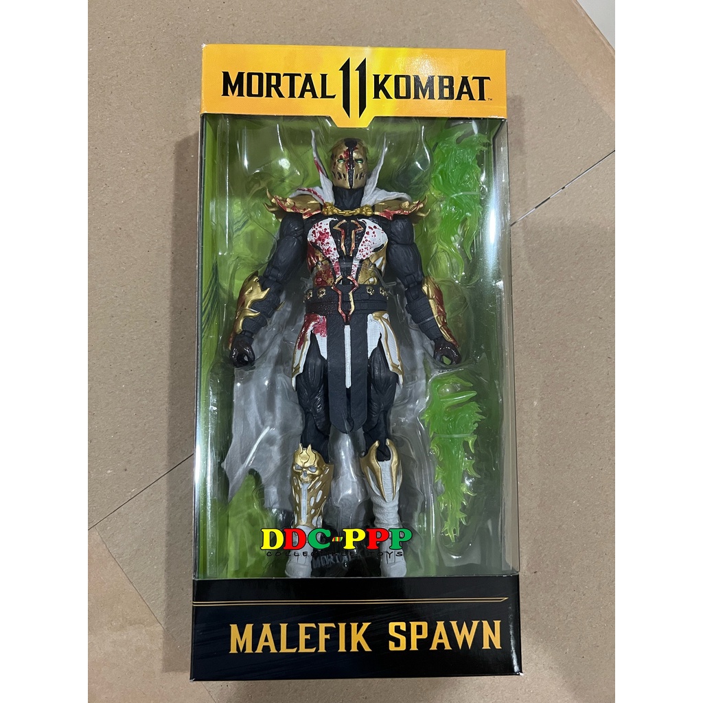 MALEFIK SPAWN BLOODY DISCIPLE - MORTAL KOMBAT McFarlane Toys 7-Inch Action Figure (SEALED ...