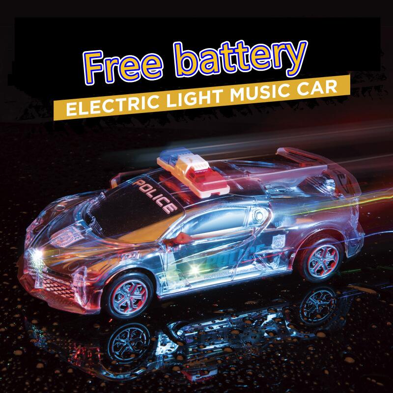 Light Electric Car LED Sports Car toys for boy Kid Toy Christmas ...