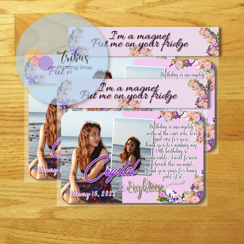 Debut Ref Magnet Souvenir (Glittery) | Shopee Philippines