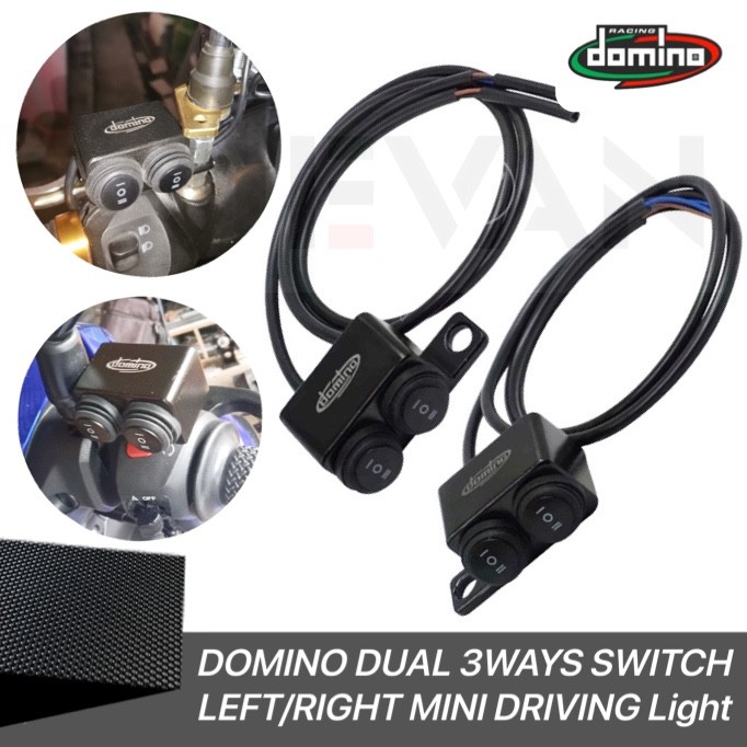 TRC Trading Domino Dual 3ways Switch Mini Driving Light Switch(Left ... TRC Trading Domino Dual 3ways Switch Mini Driving Light Switch(Left ...