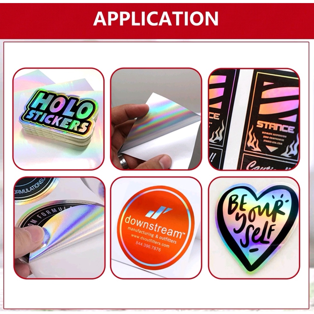 QUAFF PET Printable Label Sticker Waterproof 180GSM A4 Size ( PP Pearl ...