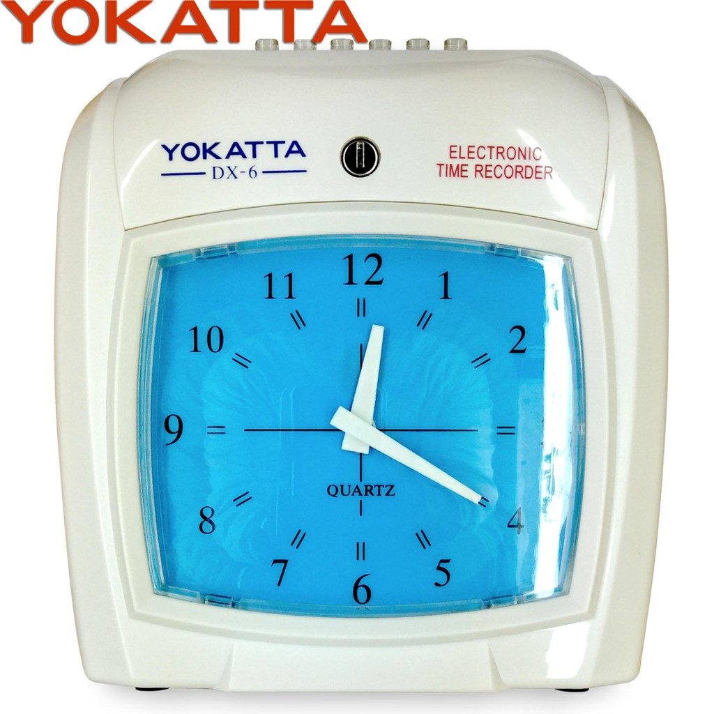 YOKATTA DX-6 time recorder Machines / Bundy clock Free 100 pcs Time ...