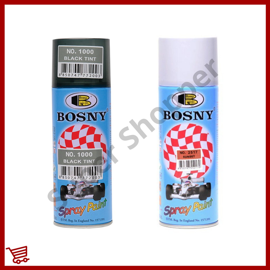Bosny Spray Paint 400cc - Black Tint, Sunset | Shopee Philippines