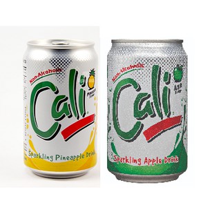 Cali Pineapple & Apple Flavors 330mL in-can Sparkling Non Alcoholic ...