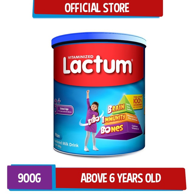 Lactum 6+ Plain Powdered Milk Drink 900g | Shopee Philippines