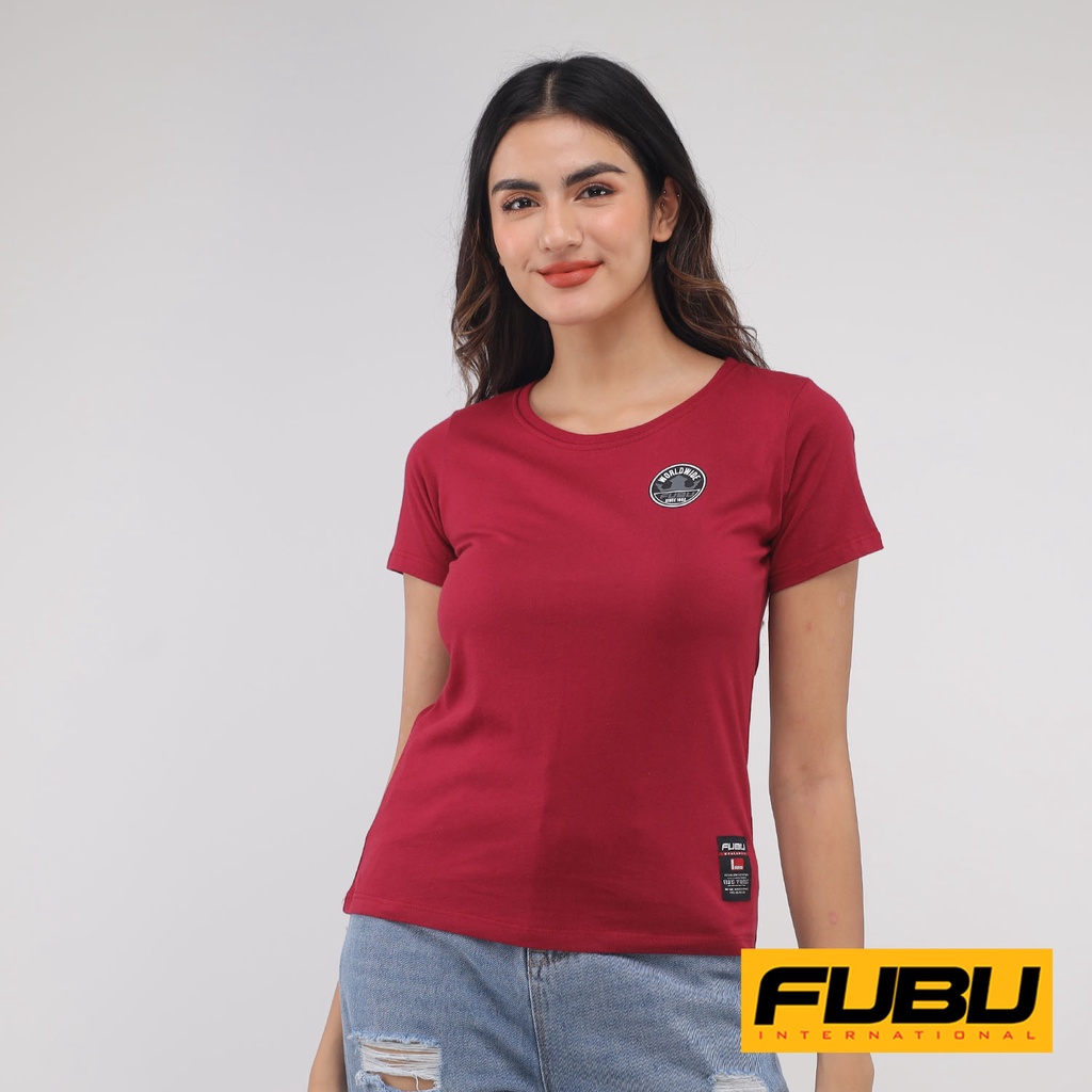 Fubu Girls Roundneck Jersey Knits Short Sleeve QST01-0313 (Maroon ...