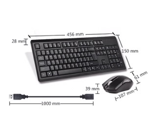 A4TECH 4200N Wireless Desktop Keyboard & Mouse Combo KB + Mice (GR-92 ...