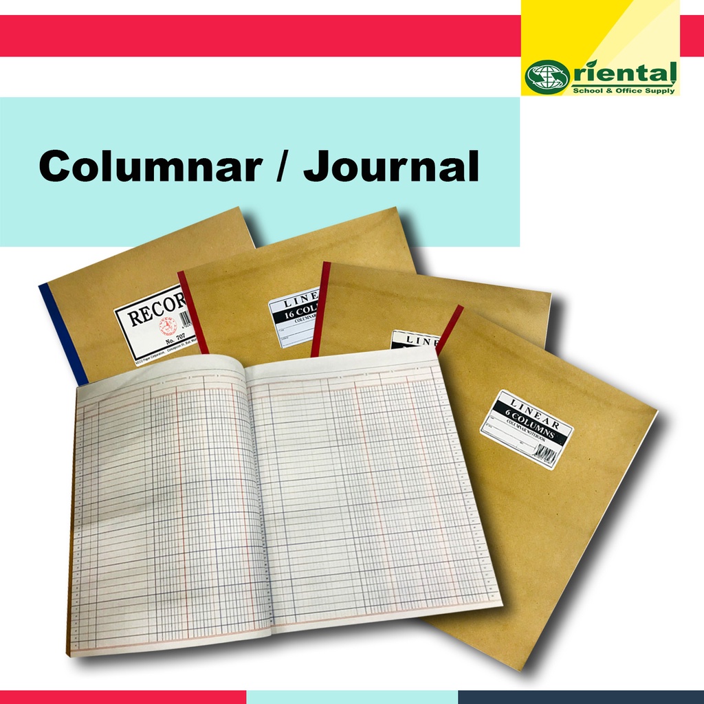 Linear Columnar Books, Ledger, Records and Journal - Different Numbers ...