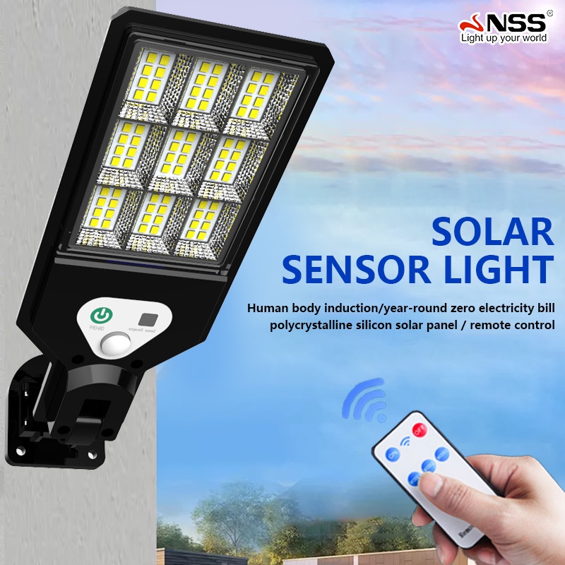 NSS solar integrated street light 72 LED lights IP55 waterproof street ...